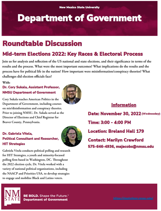 Roundtable Discussion - Mid-term Elections 2022: Key Races & Electoral ...